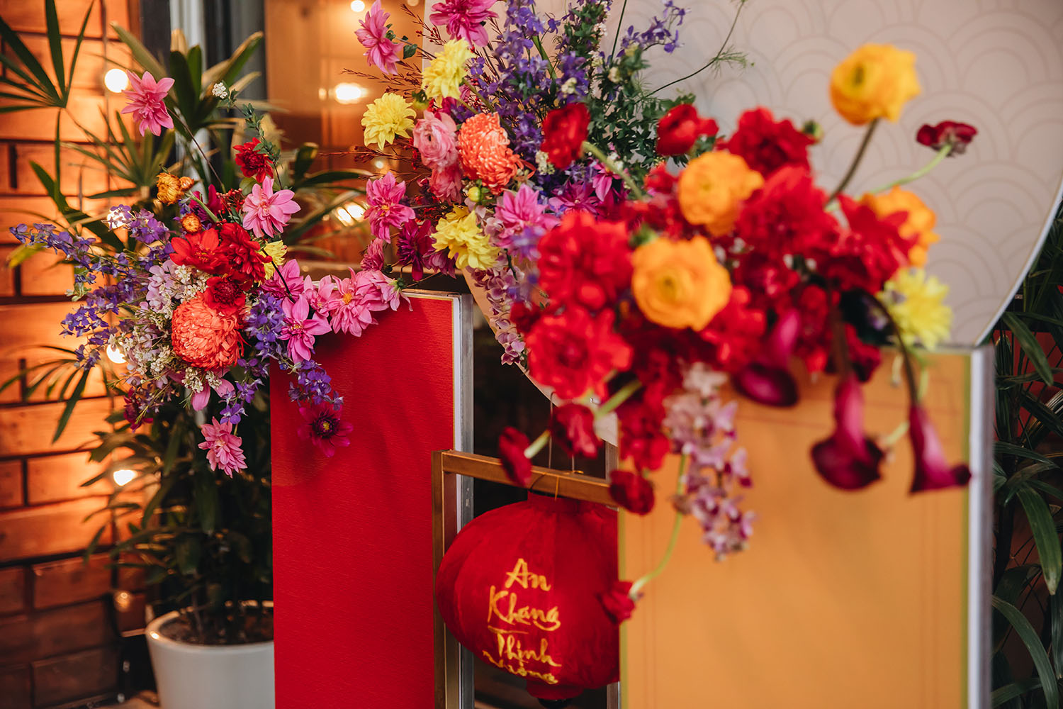 FULL OF THE COLORS OF SPRING IN TET 2022 BACKDROP