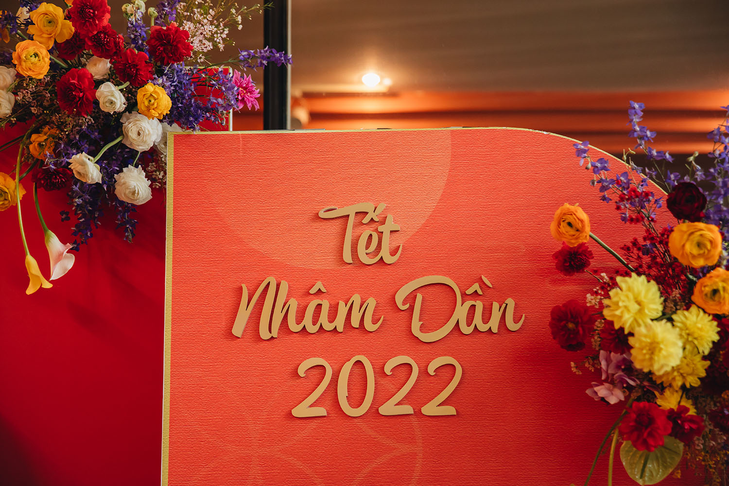 FULL OF THE COLORS OF SPRING IN TET 2022 BACKDROP